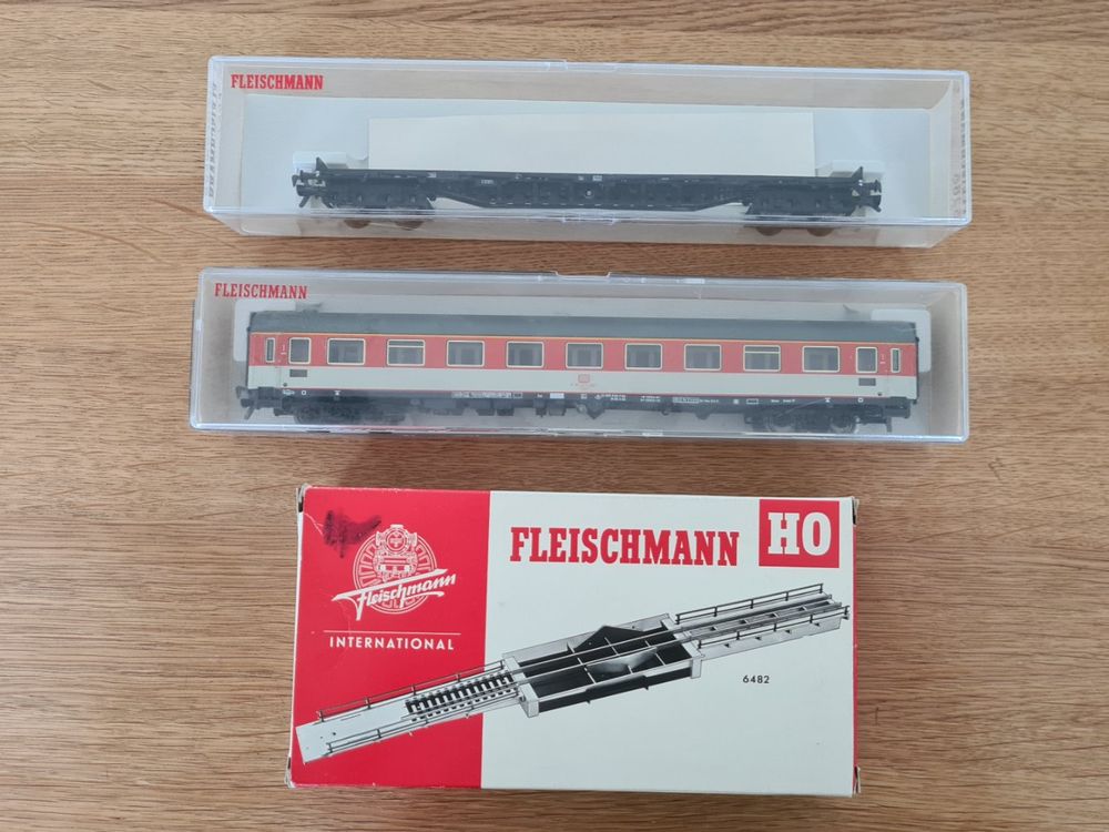 Alte Fleischmann H0 Modell Eisenbahn Wagen 5173, 5286, 6482 (Gebraucht ...