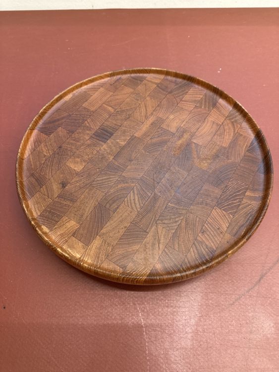Dänisches Teakbrett drehbar Digsmed Vintage 60er Jahre | Kaufen auf Ricardo