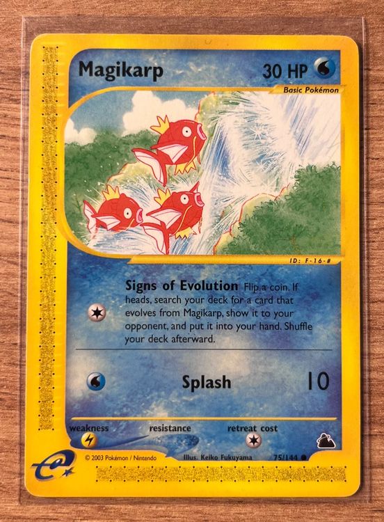 Magikarp 75/144 Pokemon Skyridge E-Reader WOTC (Gebraucht) in ...
