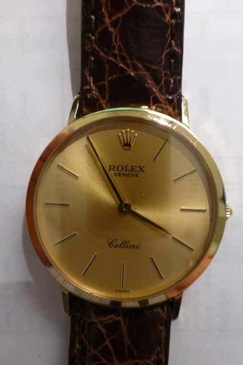 ROLEX CELLINI 750/-- GELBGOLD | Kaufen auf Ricardo
