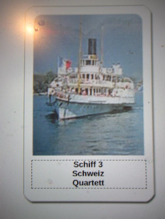 Westschweiz Schiff 3 Quartett 52 Karten (Neu und originalverpackt) in Herznach für CHF 32 – mit ...