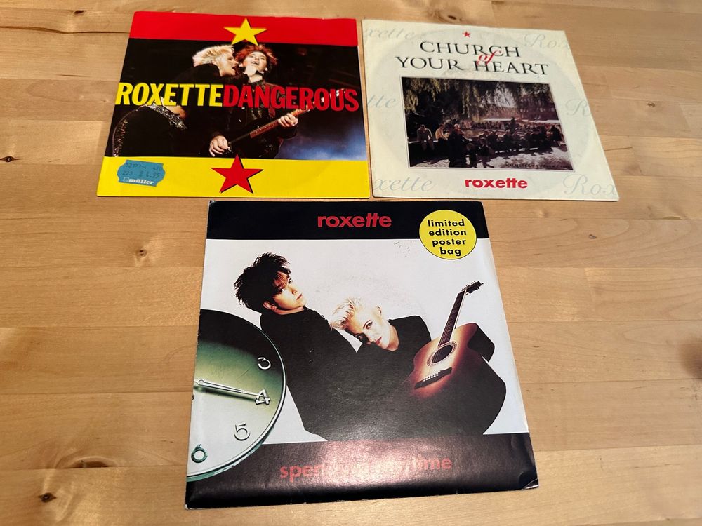ROXETTE rare tolle Single Sammlung Postersleeve 80's | Kaufen auf Ricardo