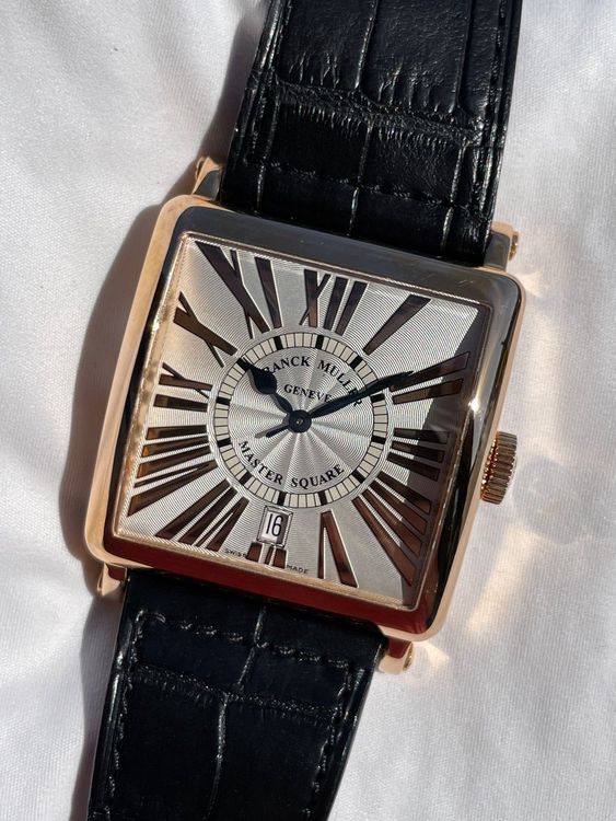 Ab 1.- CHF Franck Muller Master Square 18k Rosegold | Kaufen auf Ricardo