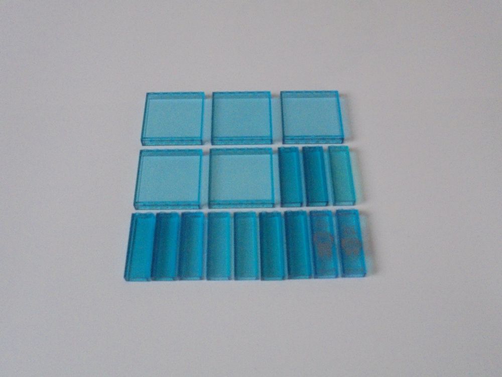 LEGO - BLAUE - TRANSPARENTE - HOCH - STEINE | Kaufen auf Ricardo