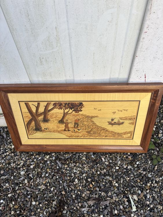 Tableau Signer Czoatti marqueterie bois | Kaufen auf Ricardo