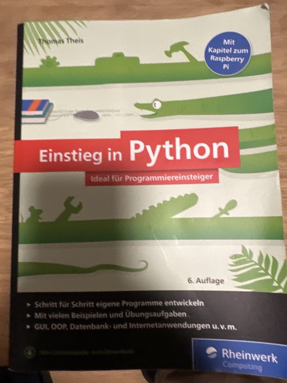 Buch Einsteiger in Python (Thomas Theis) (Gebraucht) in Menznau für CHF ...