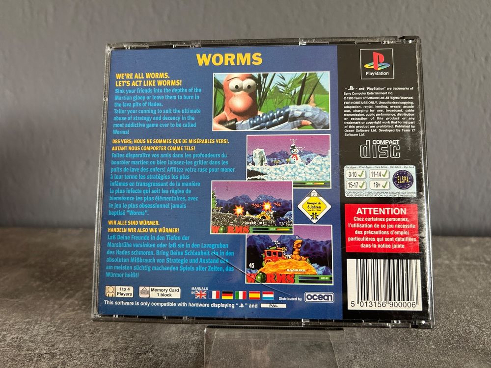 Worms - PS1 (Gebraucht) in Oberglatt ZH für CHF 24.9 – mit Lieferung auf Ricardo kaufen