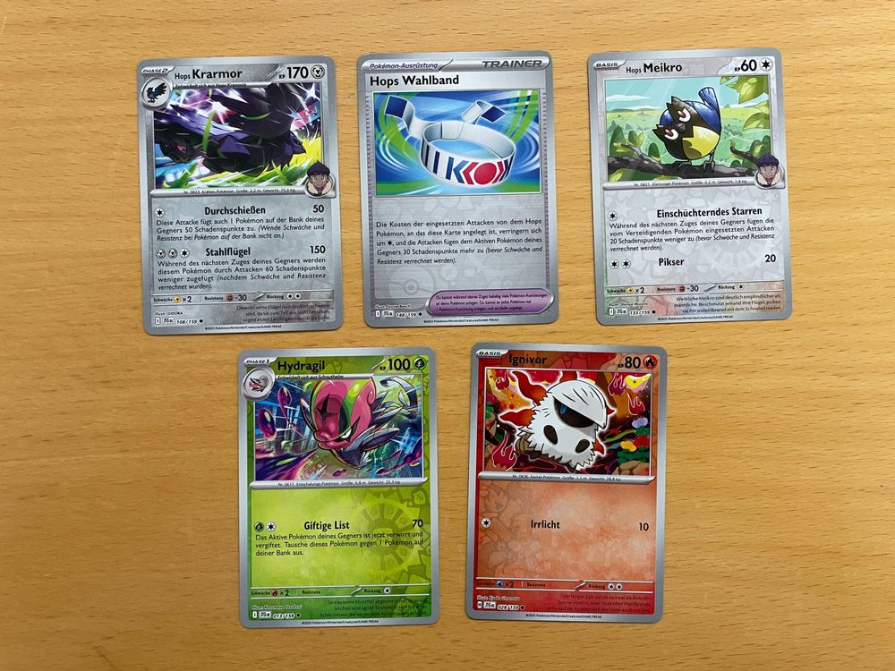 Pokemon Reverse Karten Set (Versand gratis) (Neu (gemäss Beschreibung)) in Chur für CHF 1 – mit ...