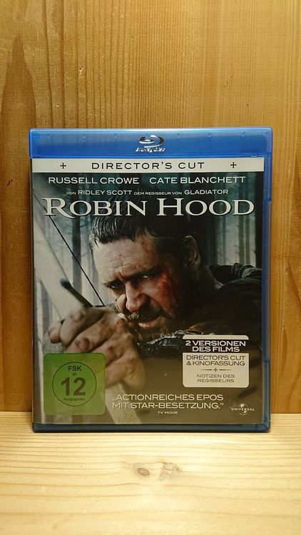 ROBIN HOOD Blu-Ray Director's Cut mit Russell Crowe (Gebraucht) in ...