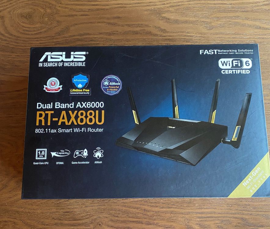 ASUS Router RT-AX88U mit Garantie (Neu und originalverpackt) in ...