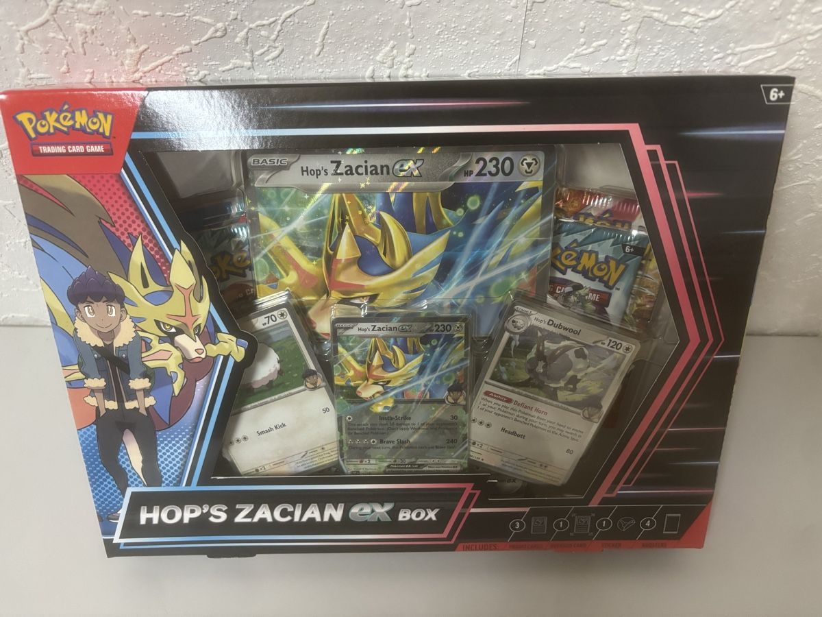 Pokémon Hop's Zacian ex Box (Neu und originalverpackt) in Trübbach für ...