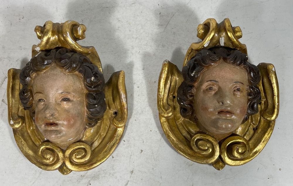 Paar Antike Barock Putten Skulpturen (Gebraucht) in Root für CHF 255 – mit Lieferung auf Ricardo ...