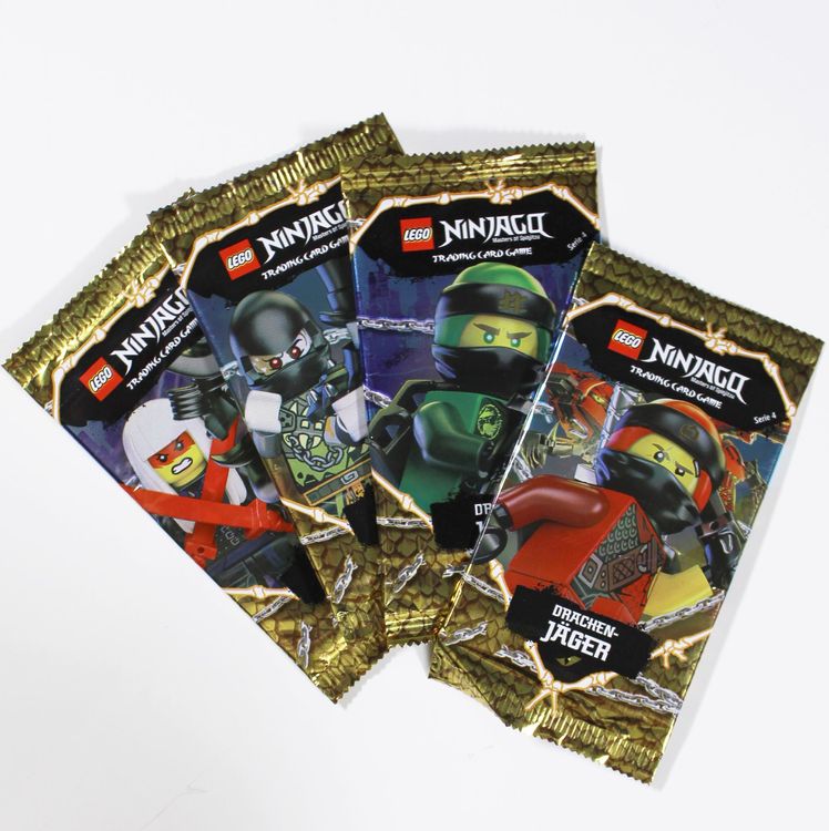 LEGO NINJAGO 4 Booster Packs DRACHEN - JÄGER von 2019! (Neu und ...