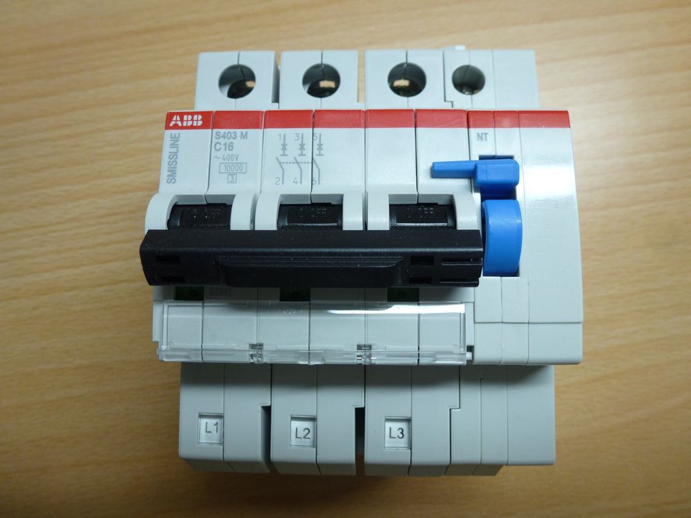 LS C16A 3pol. mit N-Trenner ABB-smissline S (Neu (gemäss Beschreibung ...