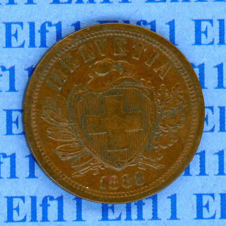 CHF___0.02 1883 unz-stgl 2 Rappen | Kaufen auf Ricardo
