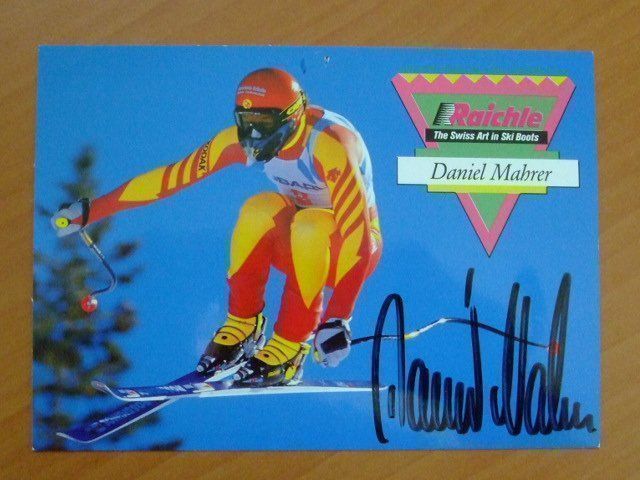 DANIEL MAHRER AUTOGRAMMKARTE TOP ! | Kaufen auf Ricardo