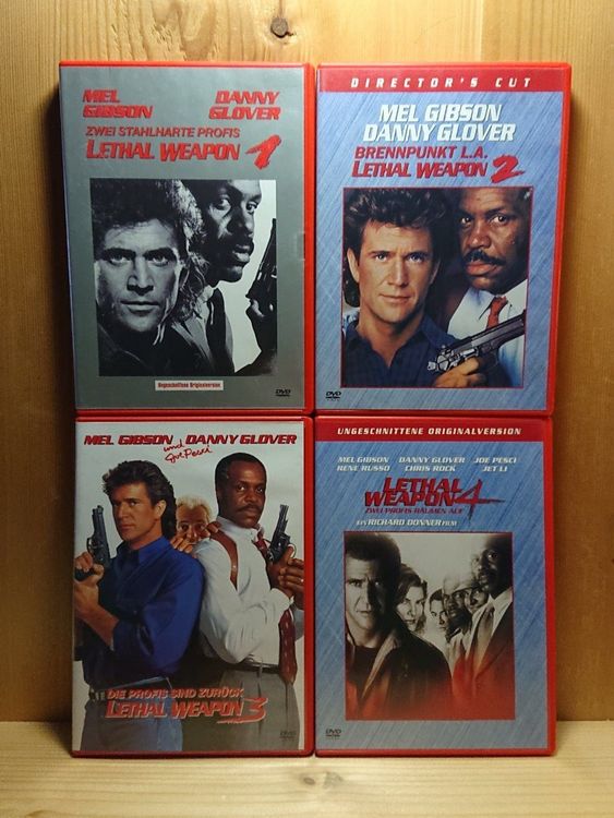 LETHAL WEAPON 1 bis 4 auf DVD | Kaufen auf Ricardo