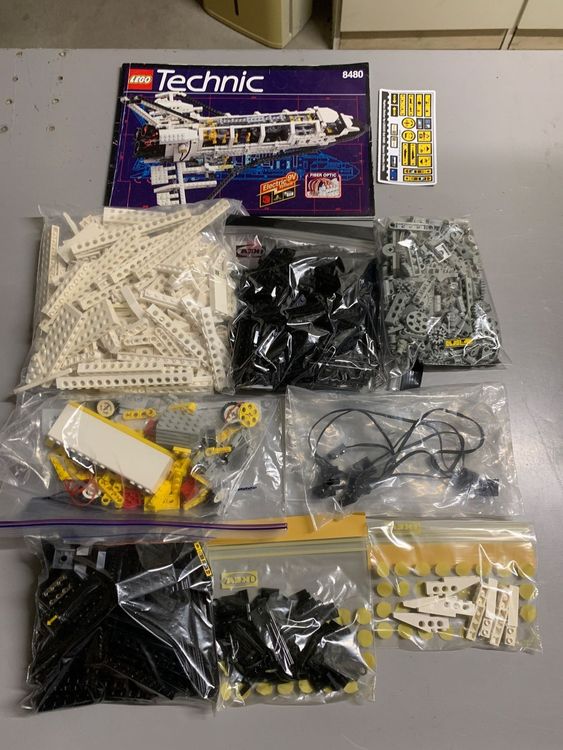 Lego Technic 8480 Space-Shuttle, kompl. für b. Var. ab 1.00. (Neu ...