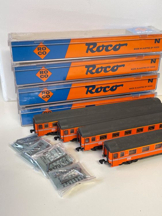 Roco 24223 4x SBB Eurofima AM Schnellzugwagen (Gebraucht) in Wilderswil ...