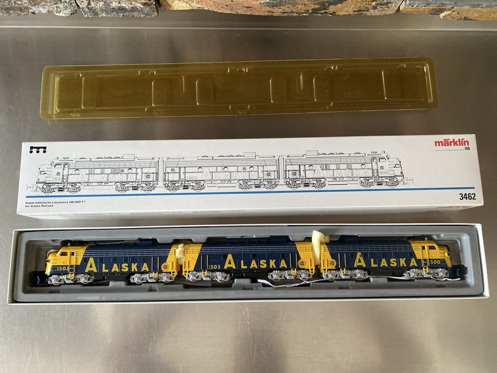 Märklin Diesel ylokomotive GM EMD F 7 Alaska Railroad (Gebraucht) in ...
