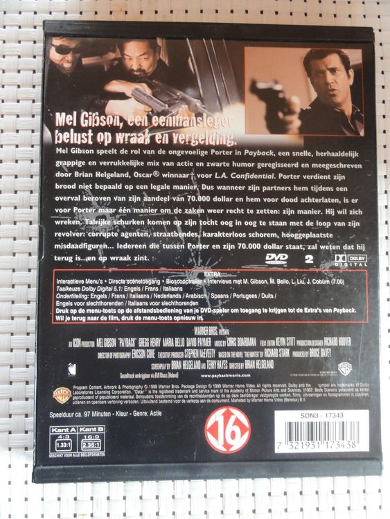 Payback Mel Gibson (Neu (gemäss Beschreibung)) in L' Auberson für CHF 3 – mit Lieferung auf ...