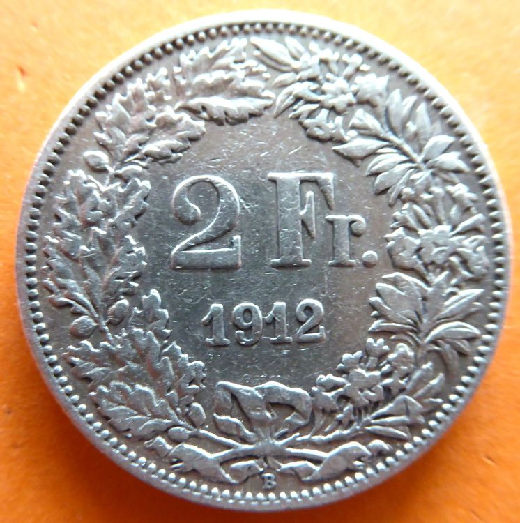 Fr.- 2.-- Silber 1912 | Kaufen auf Ricardo