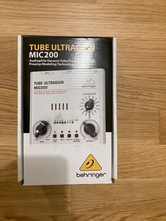 Behringer Tube Ultragain Mic 200 Preamplifier | Kaufen auf Ricardo