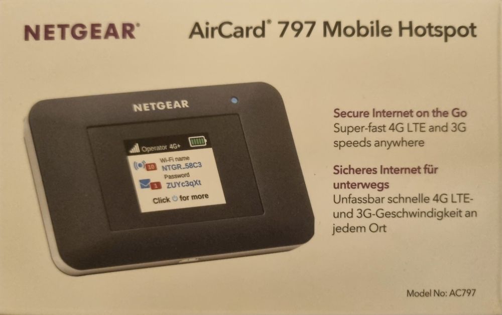 Netgear Aircard 797 Mobile Hotspot | Kaufen auf Ricardo