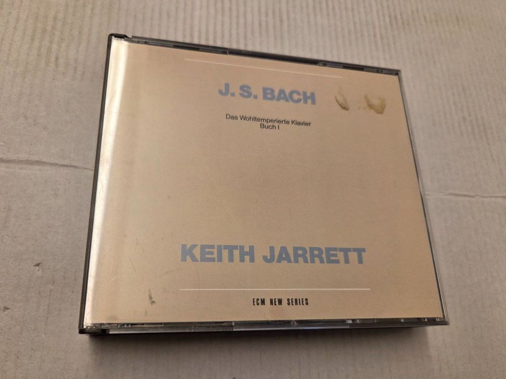 KEITH JARRETT - J.S. BACH (ECM) (2 X CD'S) (Gebraucht) in Bern für CHF ...