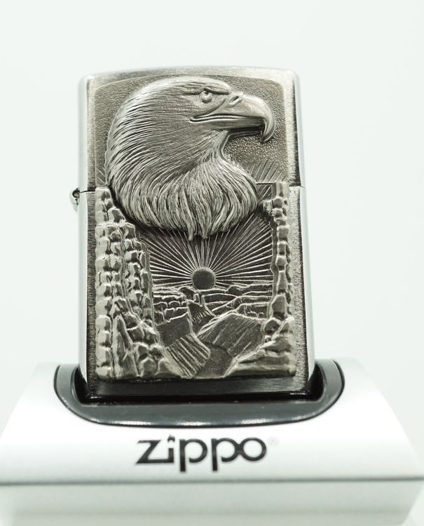 ZIPPO® GRAND CANYON EAGLE-TRICK-HEAVY-3D- 2019 - UNGEZUENDET (Neu (gemäss Beschreibung)) in Mels ...