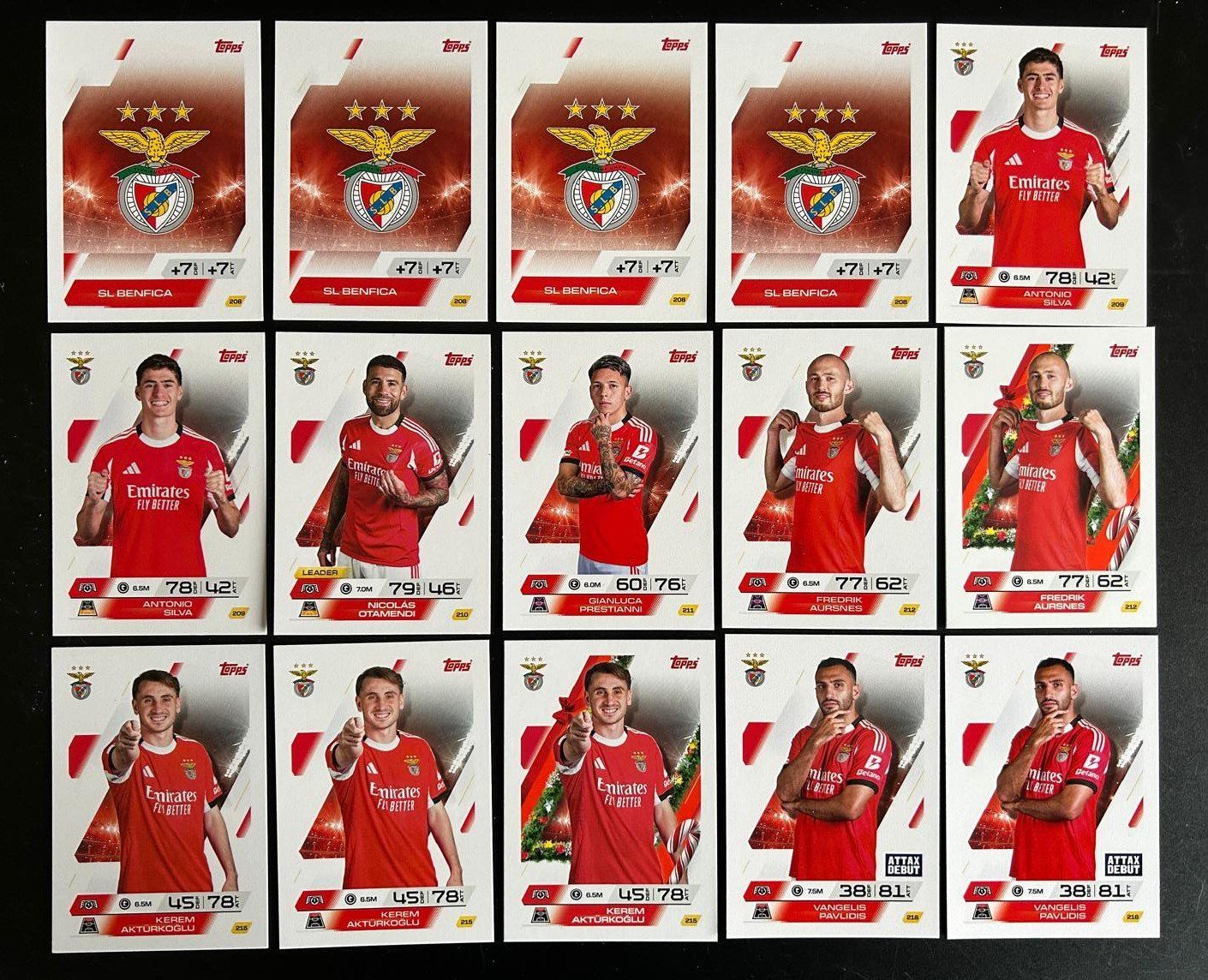 Toops Sammelbild Fussball UEFA CL 25/26 / Benfica Lissabon (Neu (gemäss ...