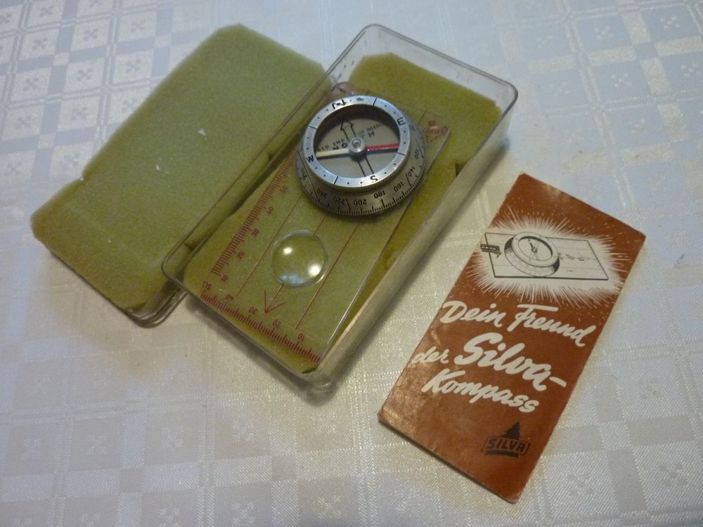 Vintage Kompass Silva Typ.5 mit Induk.Dämpfung Schweden 1960 (Gebraucht ...