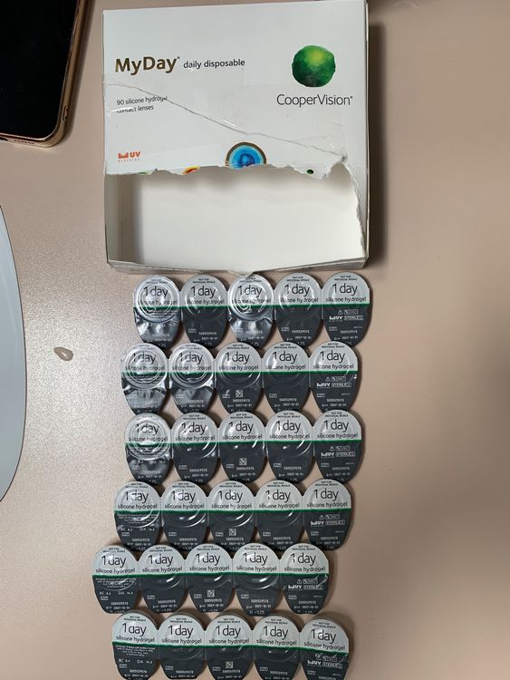 MyDay Cooper Vision Tages Kontaktlinsen -1.25 | Kaufen auf Ricardo