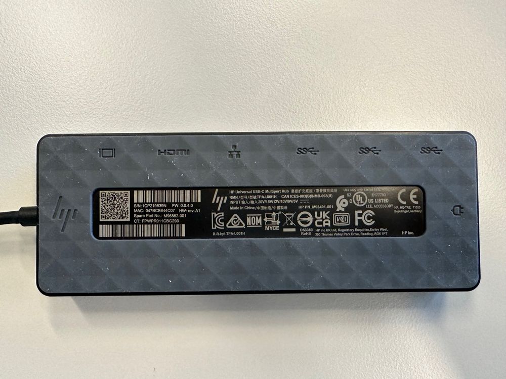 HP Multiport hub universel USB-C | Kaufen auf Ricardo