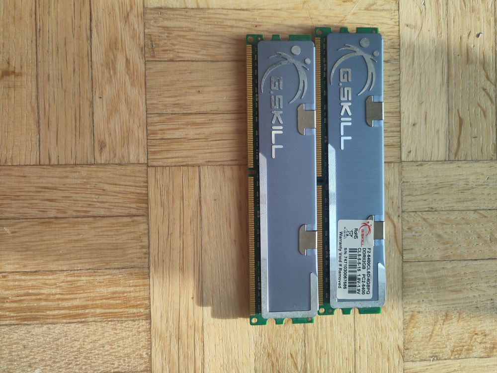 G.Skill DDR2 4GB (2x2GB) RAM Kit - PC2-6400 (Gebraucht) in Zürich für ...