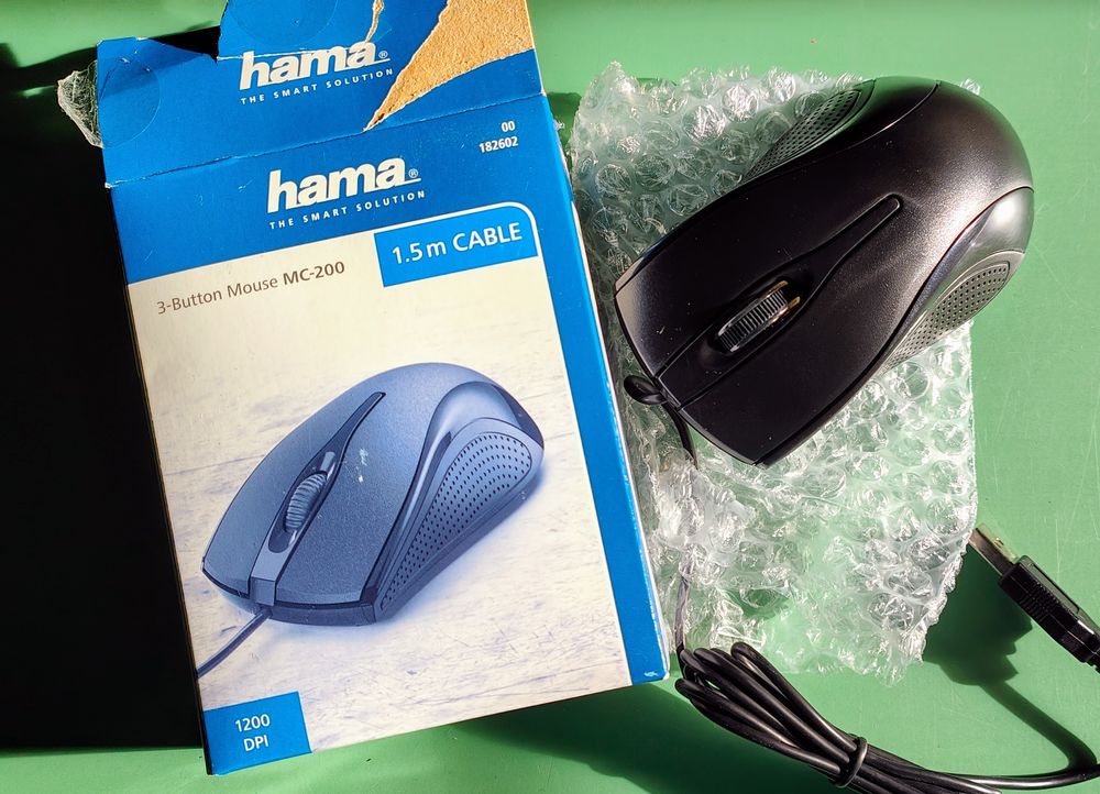 Hama 3-Tasten Maus MC-200, 1200 DPI, OVP | Kaufen auf Ricardo