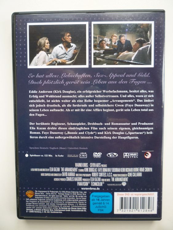 Das Arrangement Klassiker 1969 Kirk Douglas, Faye Dunaway | Kaufen auf ...