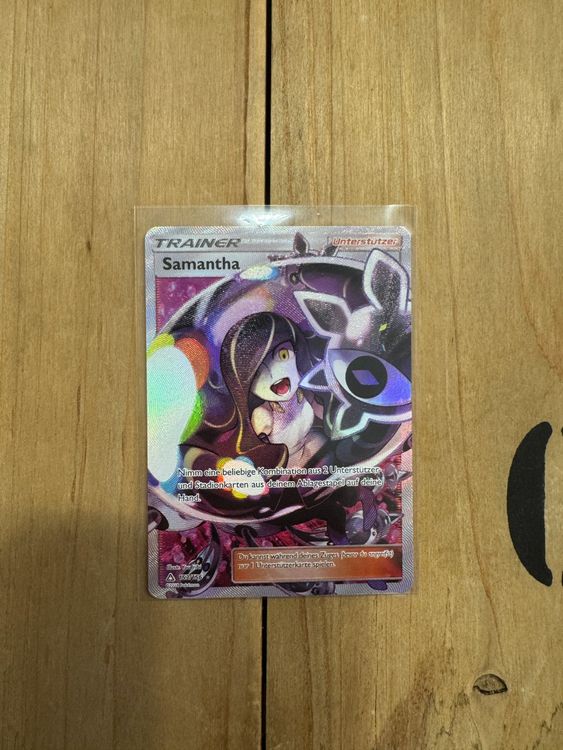 Pokemon Samantha Ultra Prism 153/156 Trainer German (Neu (gemäss ...