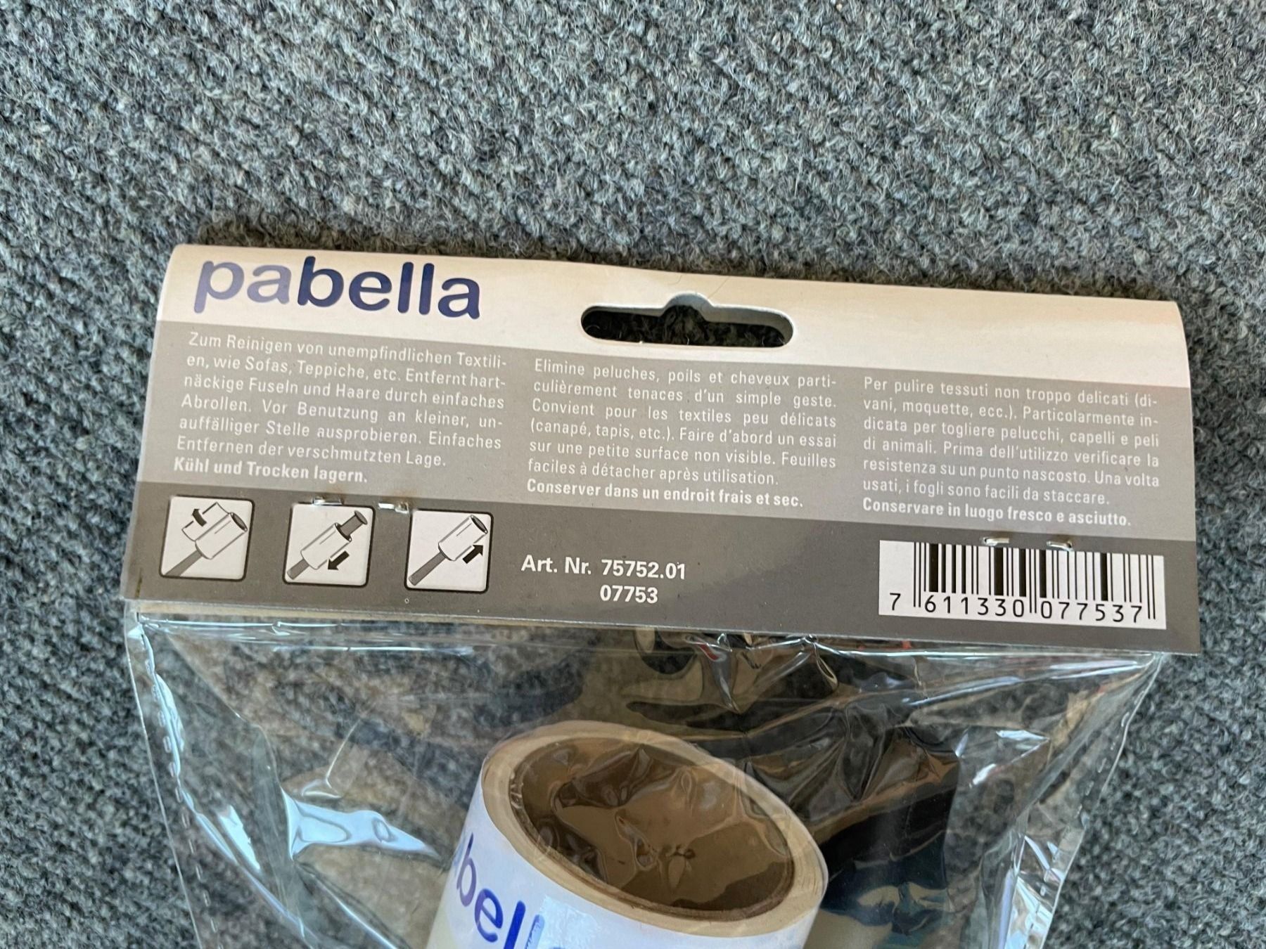 6x Packungen pabella Kleiderroller Fusselrolle je 3 Rollen (Gebraucht ...