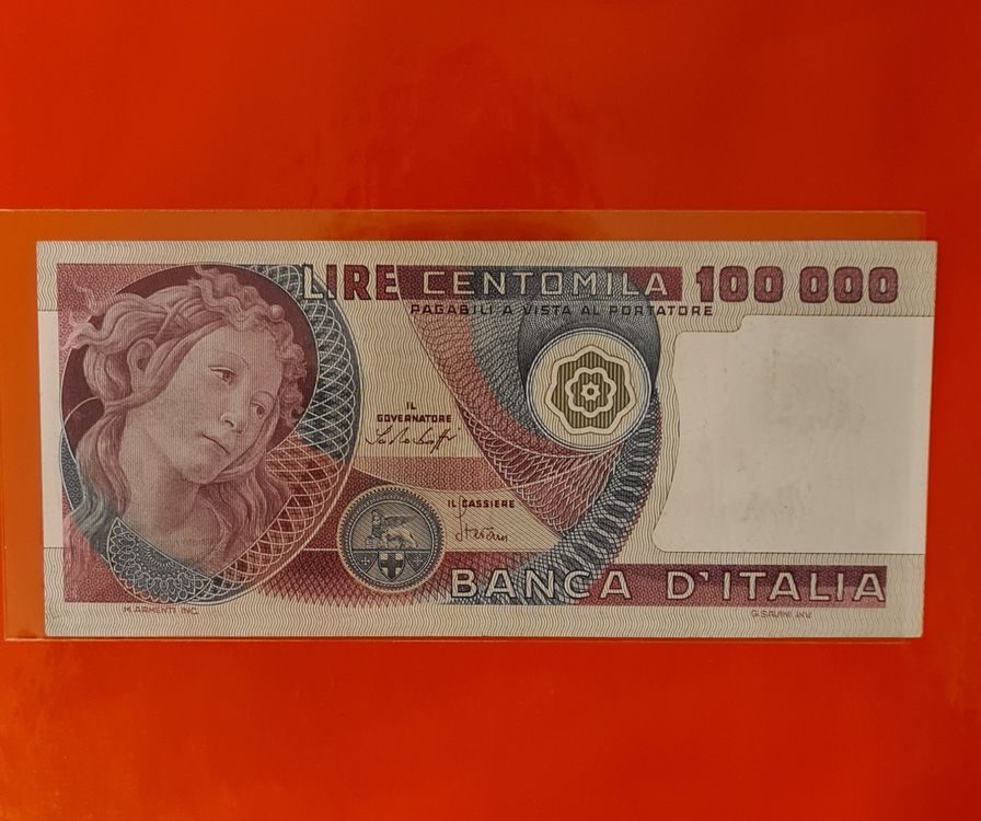 BANCONOTA 100MILA LIRE BOTTICELLI | Kaufen auf Ricardo