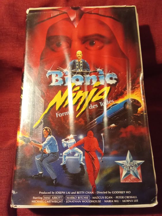 Bionic Ninja (HK 1986) Silver Star VHS 7002 (Gebraucht) in Remetschwil ...