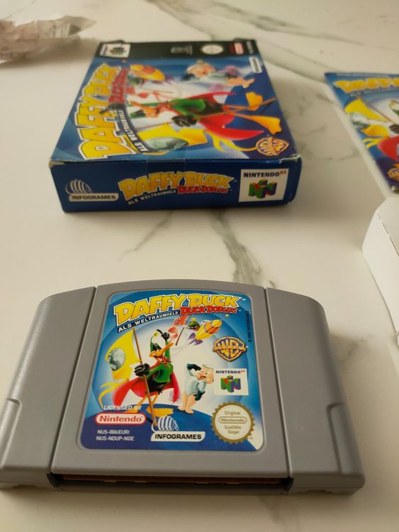 N64 Daffy Duck Mit Original Verpackung SELTEN (Gebraucht) in Oensingen für CHF 299.9 – mit ...