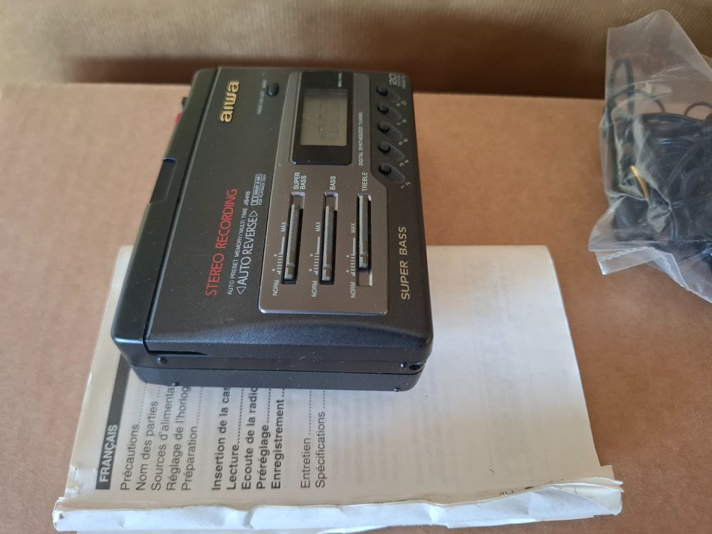 Vintage Walkman Aiwa HS-JS415 Audio Kassette portable (Defekt) in ...