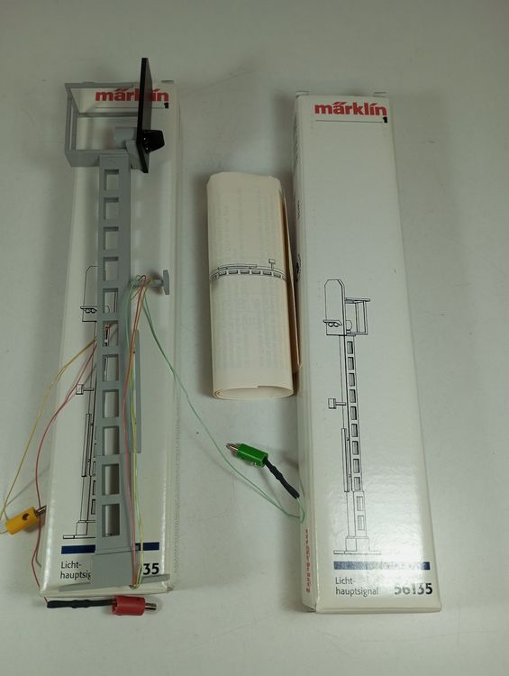 Märklin 1: 2 x 56135 Licht-Hauptsignal / signal principal (Neu und ...