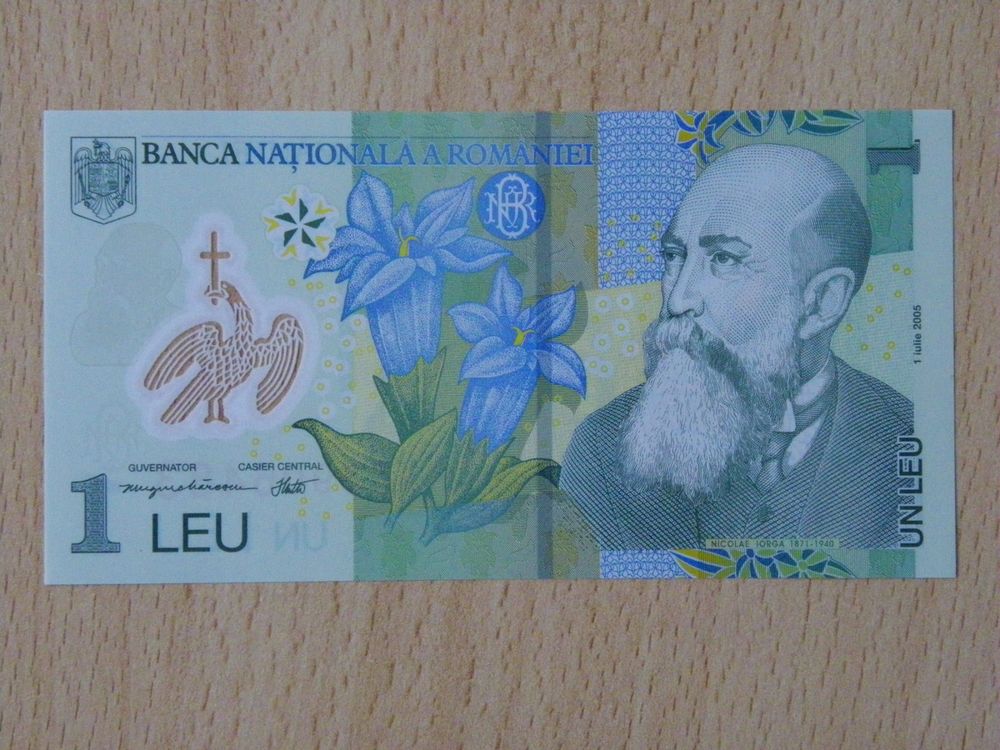 Romaniei 1 Leu 2005, Polymer, UNZ (Neu (gemäss Beschreibung)) in ...