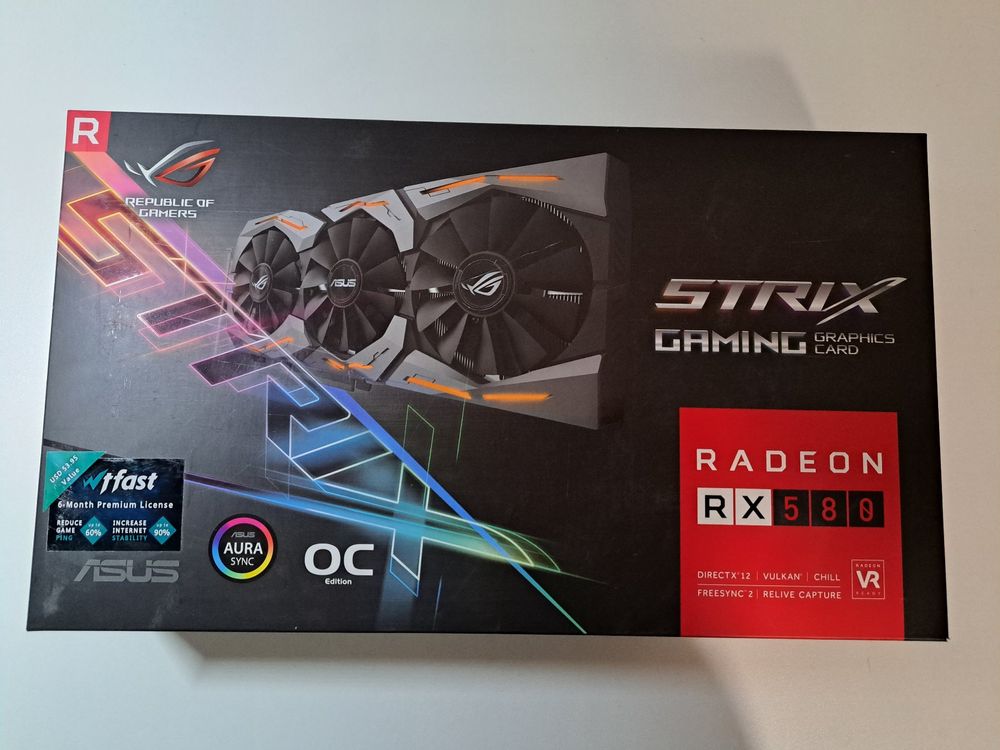 Asus Radeon RX580 OC STRIX Edition | Kaufen auf Ricardo