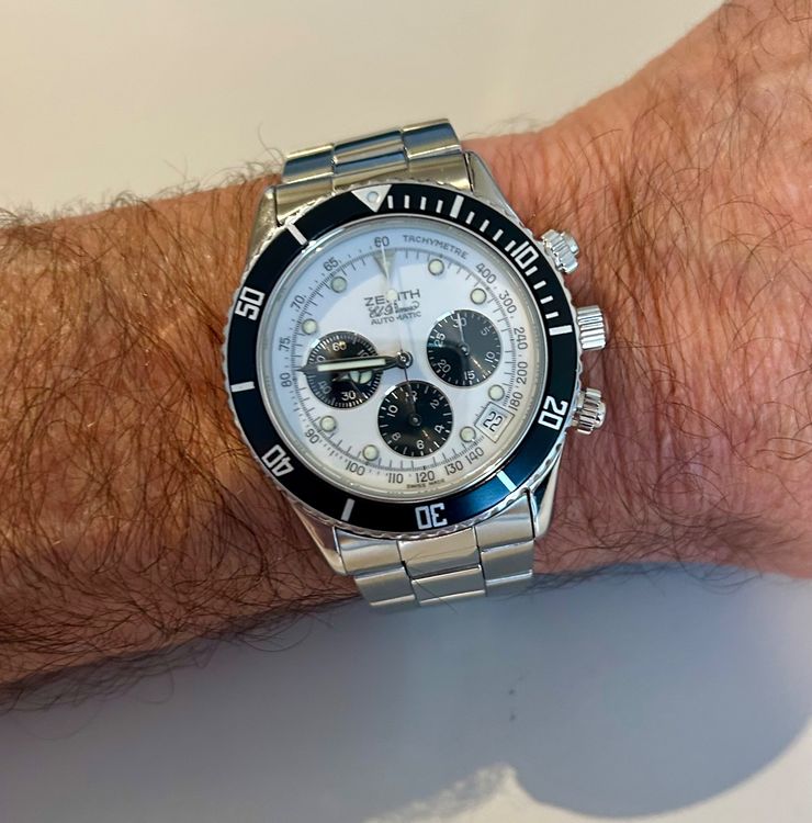 ZENITH EL PRIMERO DE LUCA Panda white B&P! (Gebraucht) in Männedorf für ...