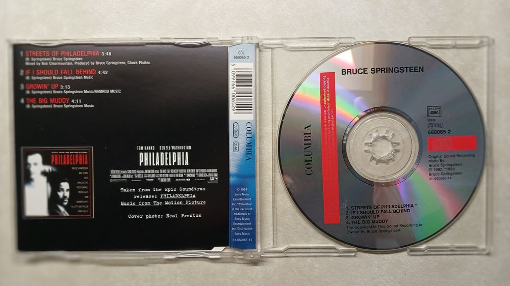 BRUCE SPRINGSTEEN (STREETS OF PHIADELPHIA) Singel CD (Gebraucht) in ...