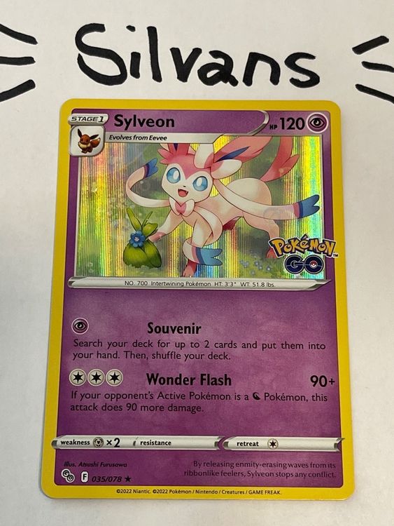 Sylveon Holo 035/078 Pokemon Go Englisch | Kaufen auf Ricardo