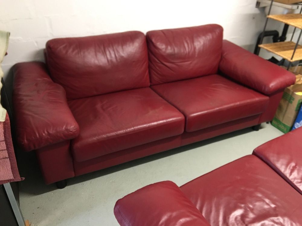 3er und 2er Leder Sofas beide für sfr 1! (Gebraucht) in Brütten für CHF 10 – mit Lieferung auf ...